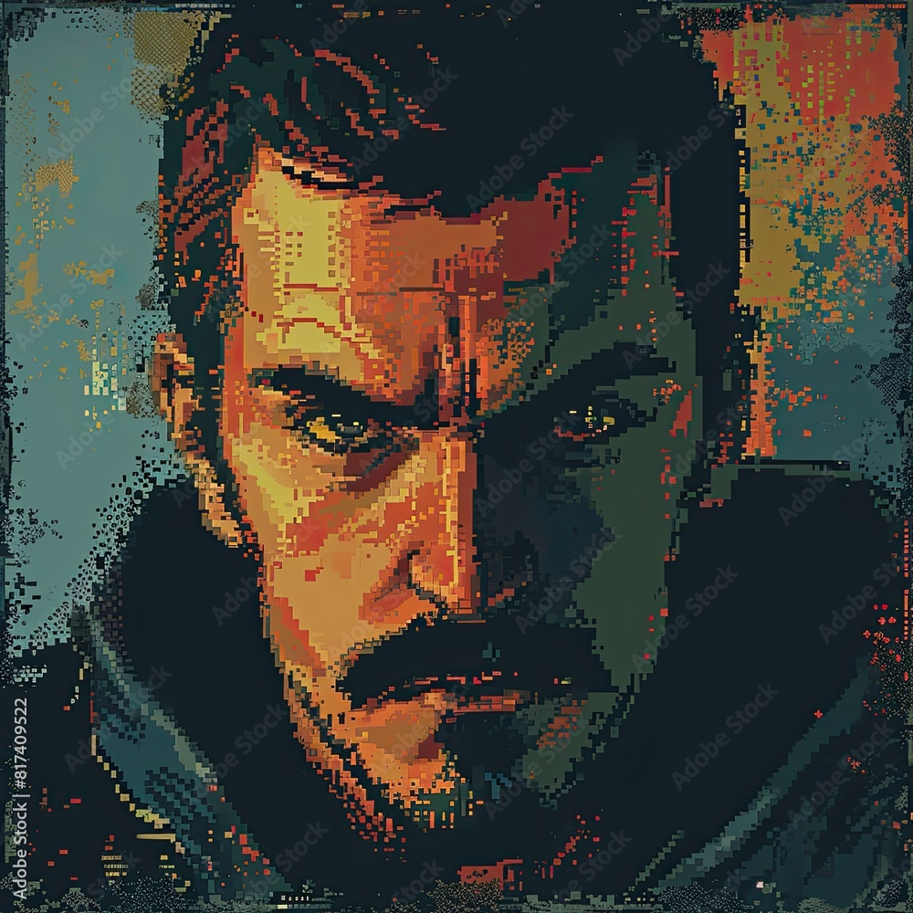 Portrait of a Person, 8Bit Retro Avatar, Video Game PFP, People Art ...