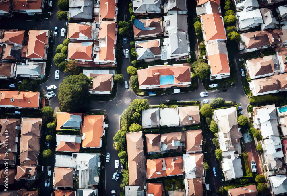 'Top Sao Suburban Neighborhood View Paulo Brazil View Top City Aerial ...