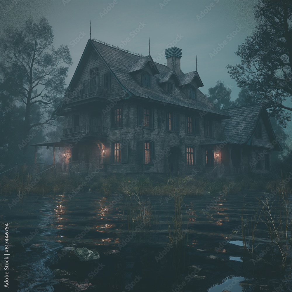 This haunting collection captures the eerie atmosphere of a decrepit ...