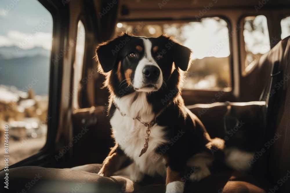 'travel dog rv camper recreational vehicles pet animal window driving ...