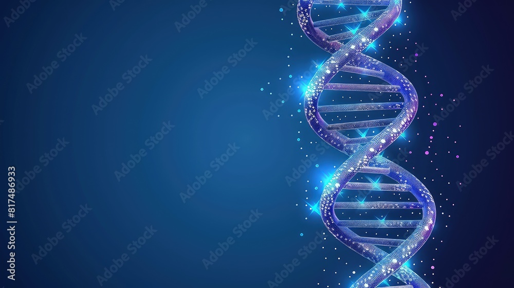 A striking visual representation of a digitized DNA molecule ...