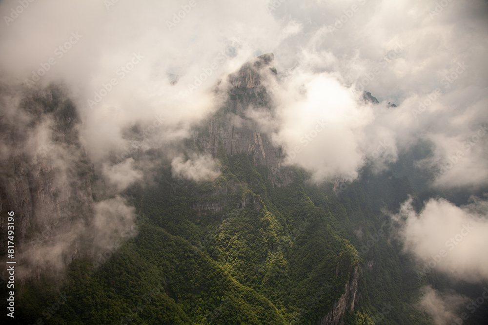 Tianmen Mountain - Heaven's Gate Mountain is a mountain located within ...