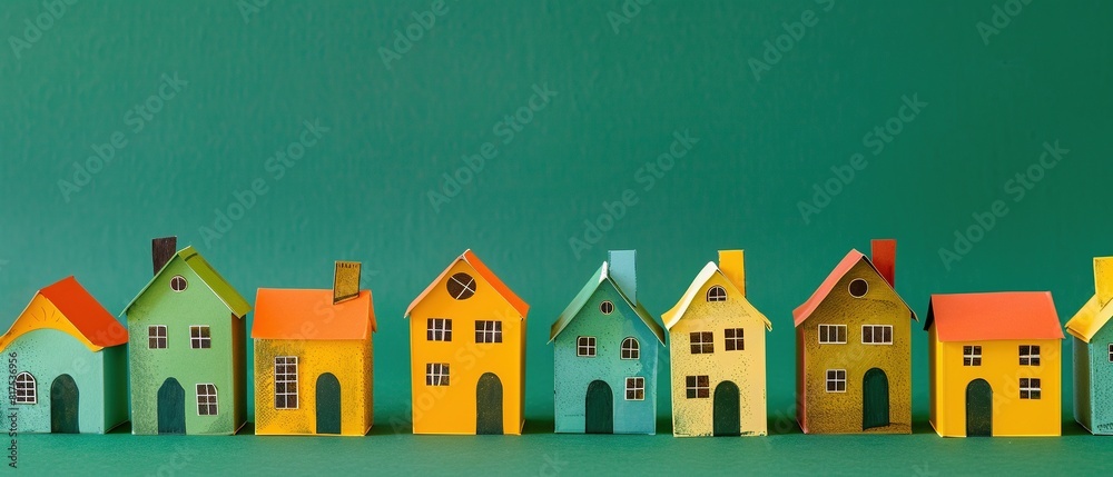 Miniature paper houses, DIY papercraft houses, creative paper house ...