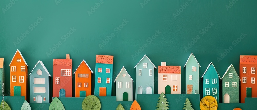 Miniature paper houses, DIY papercraft houses, creative paper house ...