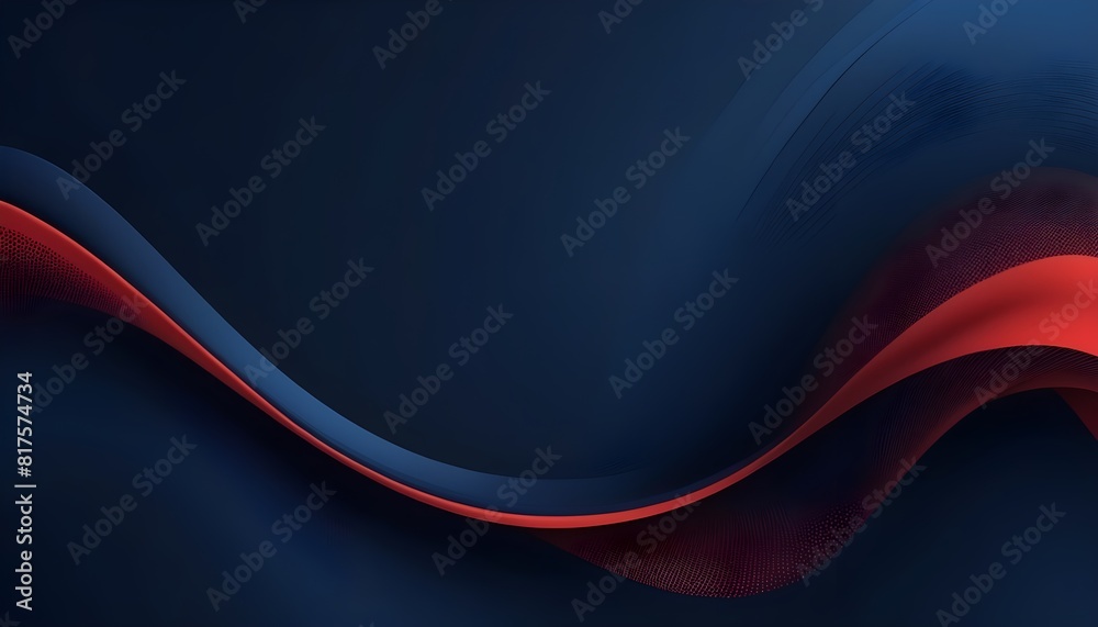 Abstract dark navy blue background wallpaper with red and blue wave pattern Stock Illustration ...