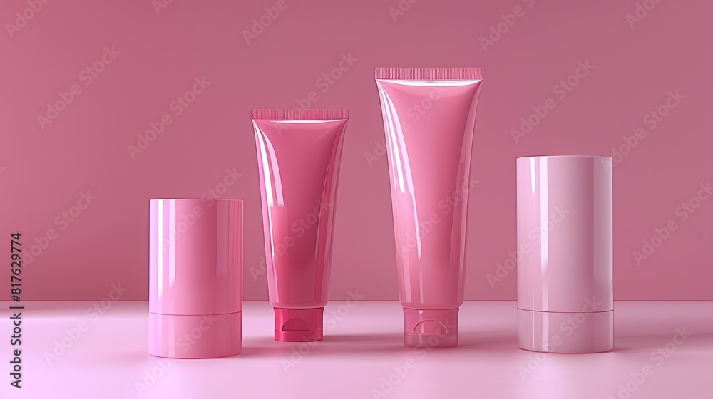 Package Mock-UP, Tube Packaging Mock-Up, Ideal for presenting packaging ...