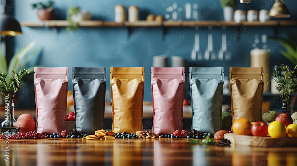 Package Mock-UP, Bag Packaging Mock-Up, Used for showcasing packaging ...