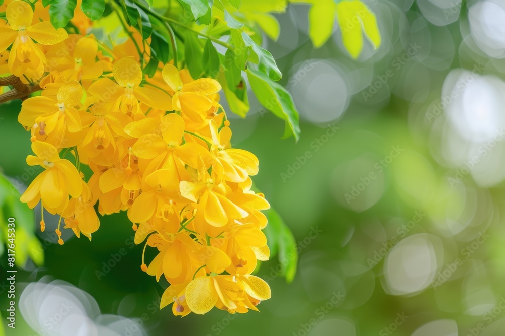 Kanikkonna, Golden shower, Cassia Fistula, bloom in tree using by Hindu ...