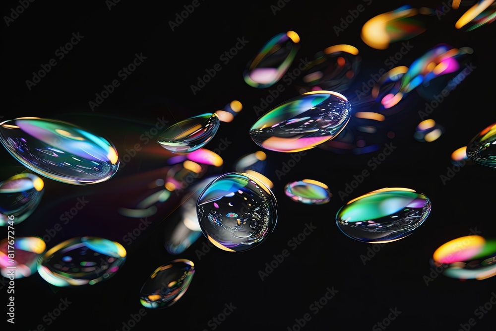 floating crazy like water random minimal 3D shapes in minimal colors ...