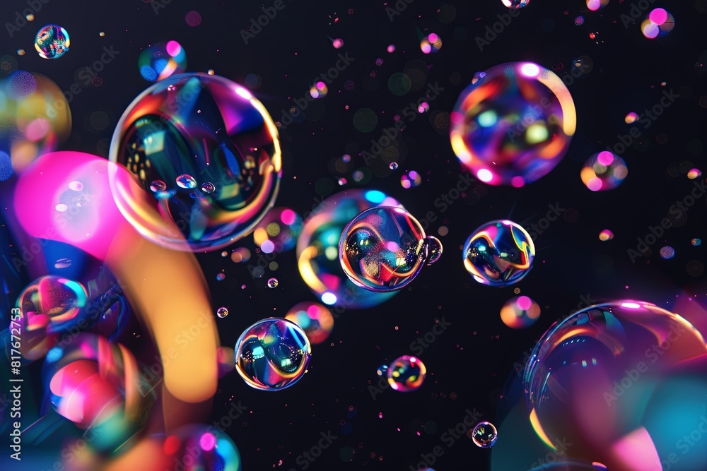 floating crazy like water random minimal 3D shapes in minimal colors ...