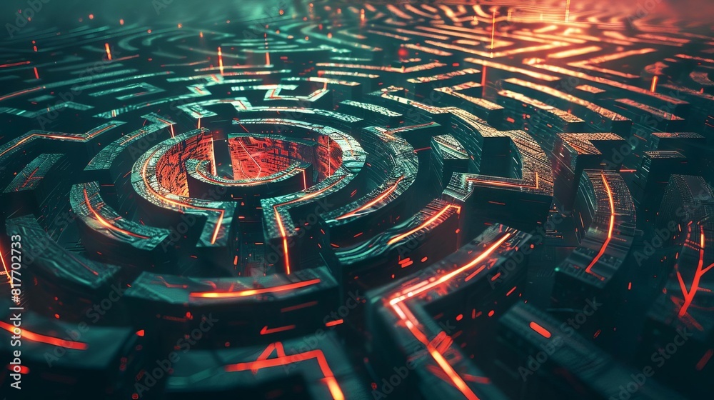 A digital maze where unauthenticated users find shortcuts to reach the ...