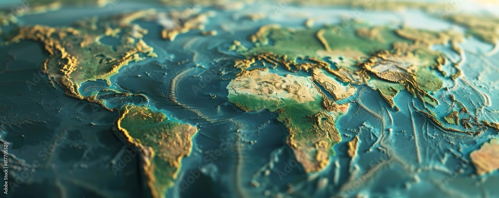 Immersive 3D Maps and Globes: Explore the World in Detail Stock ...