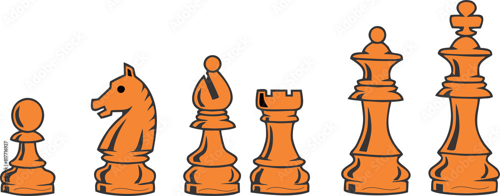 Game of Chess pieces icons with names in high HD resolution on ... Game of Chess pieces icons with names in high HD resolution on ...