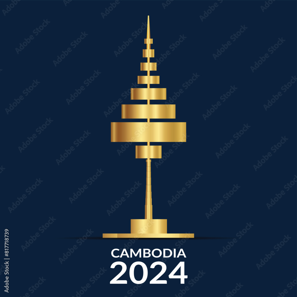 Cambodia Culture Khmer Umbrella Chat roud Cambodia assert design Stock ...