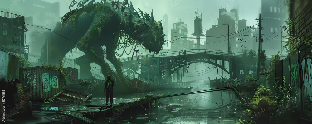 Imagine a world where urban exploration reveals hidden mythical ...