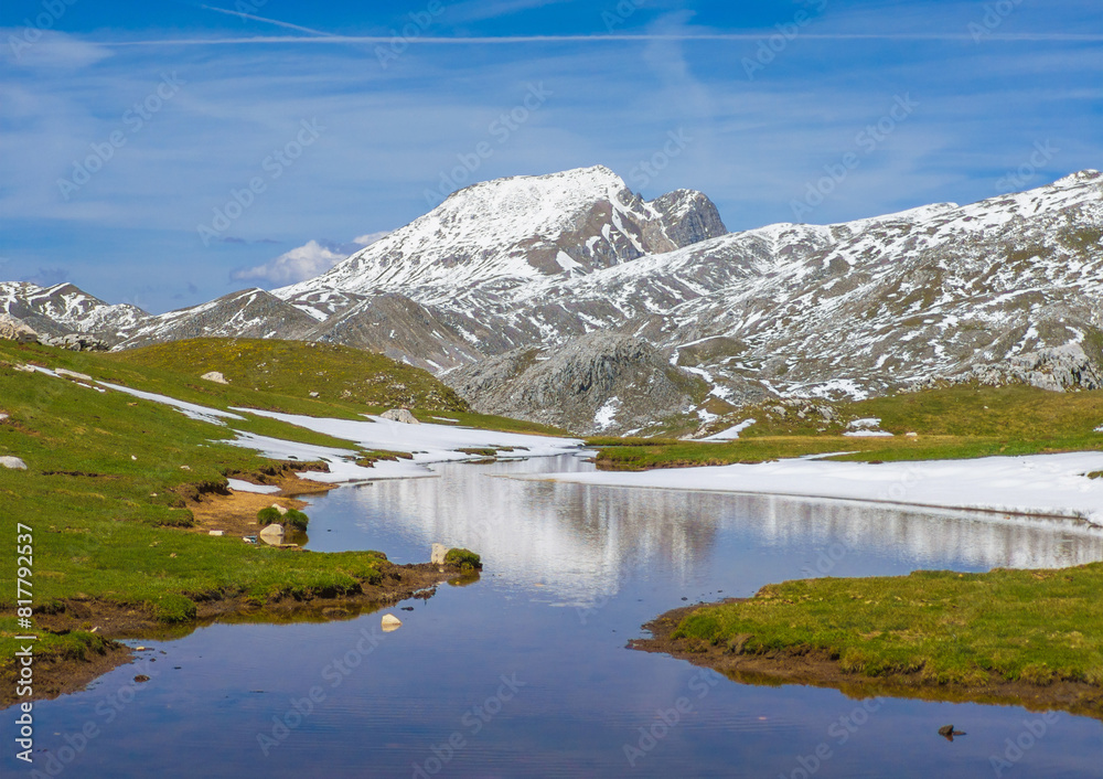 Monte La Meta (Italy) - In the Monti della Meta Mainarde mountain range ...