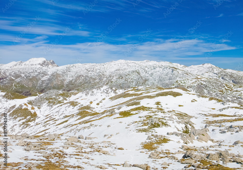 Monte La Meta (Italy) - In the Monti della Meta Mainarde mountain range ...