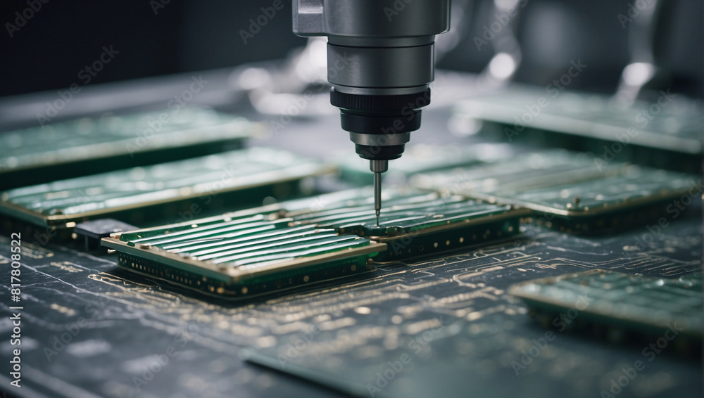 Automated soldering, board assembly processes. Soldering iron tip works ...