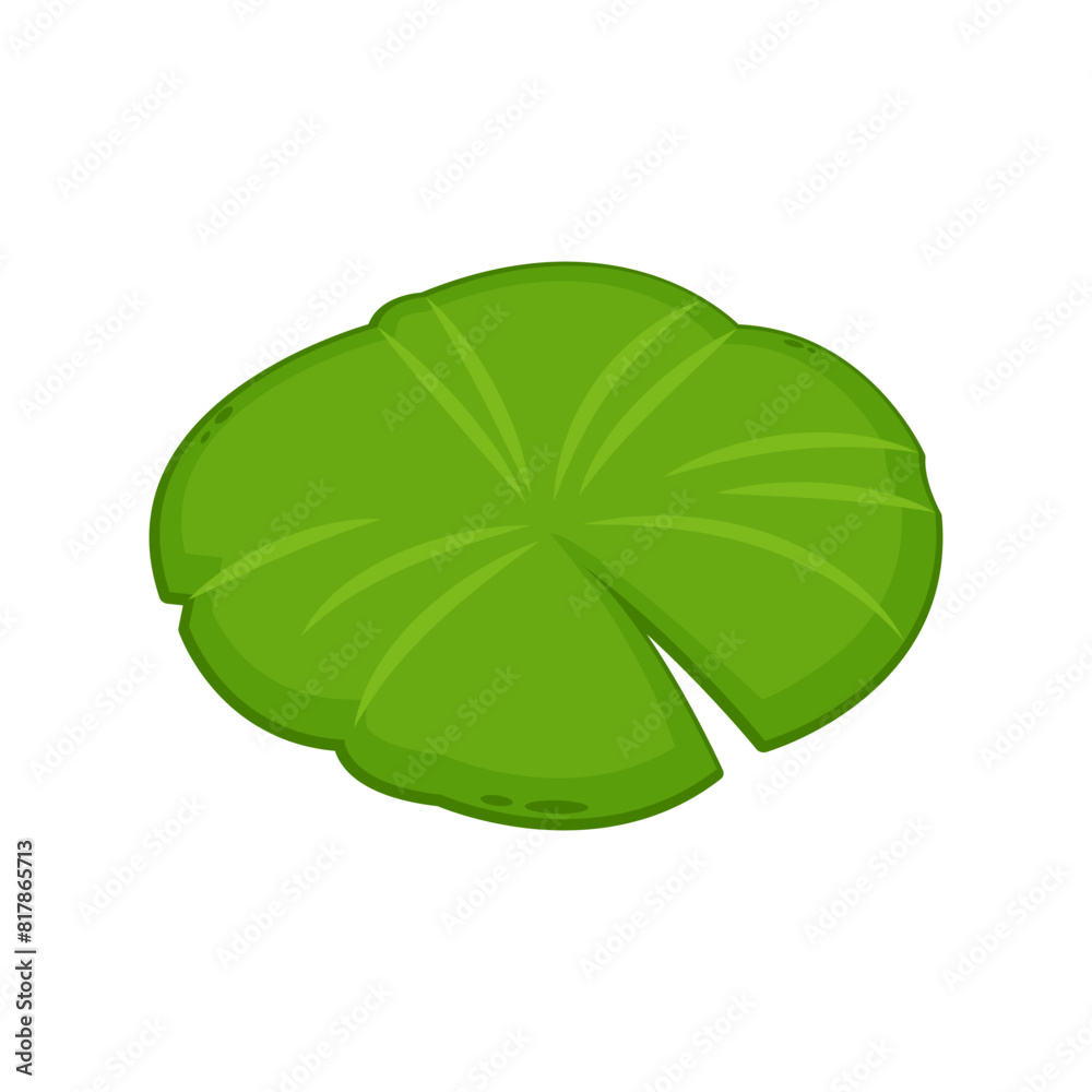 Lily pad icon. Lily cartoon vector on white background. Stock Vector ...