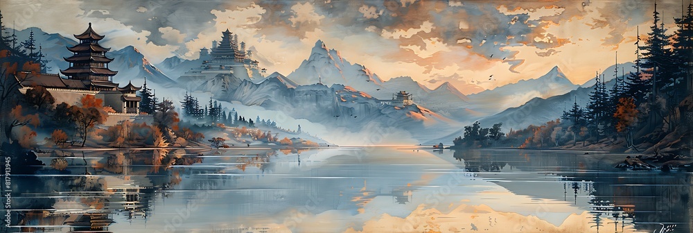 Journey through Ancient China Images depicting ancient Chinese landmark ...