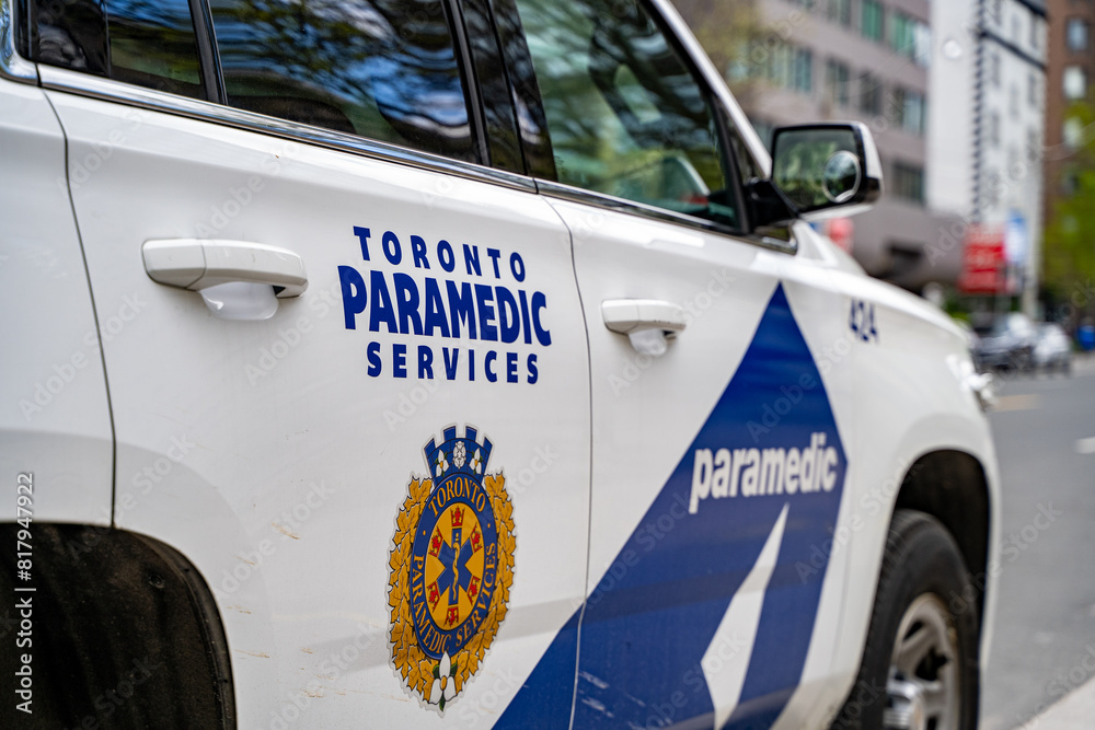 Toronto Paramedic Services car. The City of Toronto Paramedic Services ...