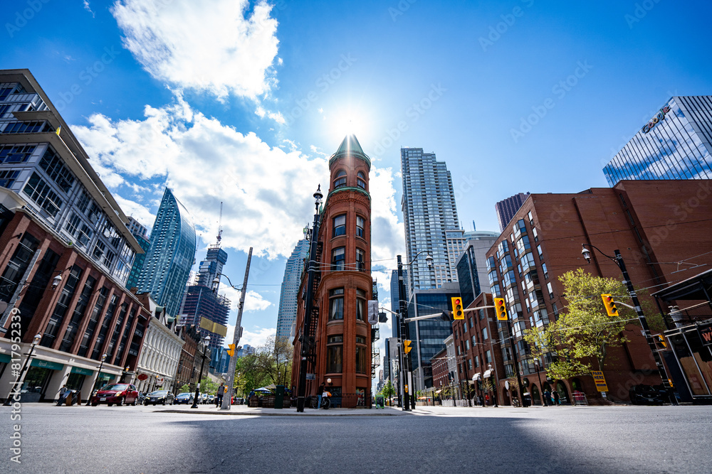 The Gooderham Building, also known as the Flatiron Building, is an ...