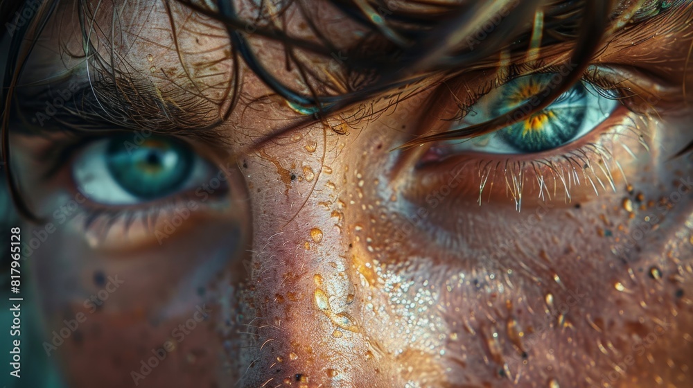 detailed image of eyes showing a range of emotions such as sadness and ...