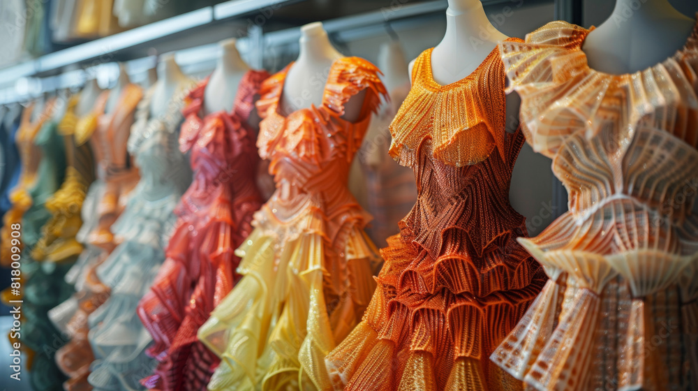 eco-friendly fashion tech, a d printer designs personalized clothes ...