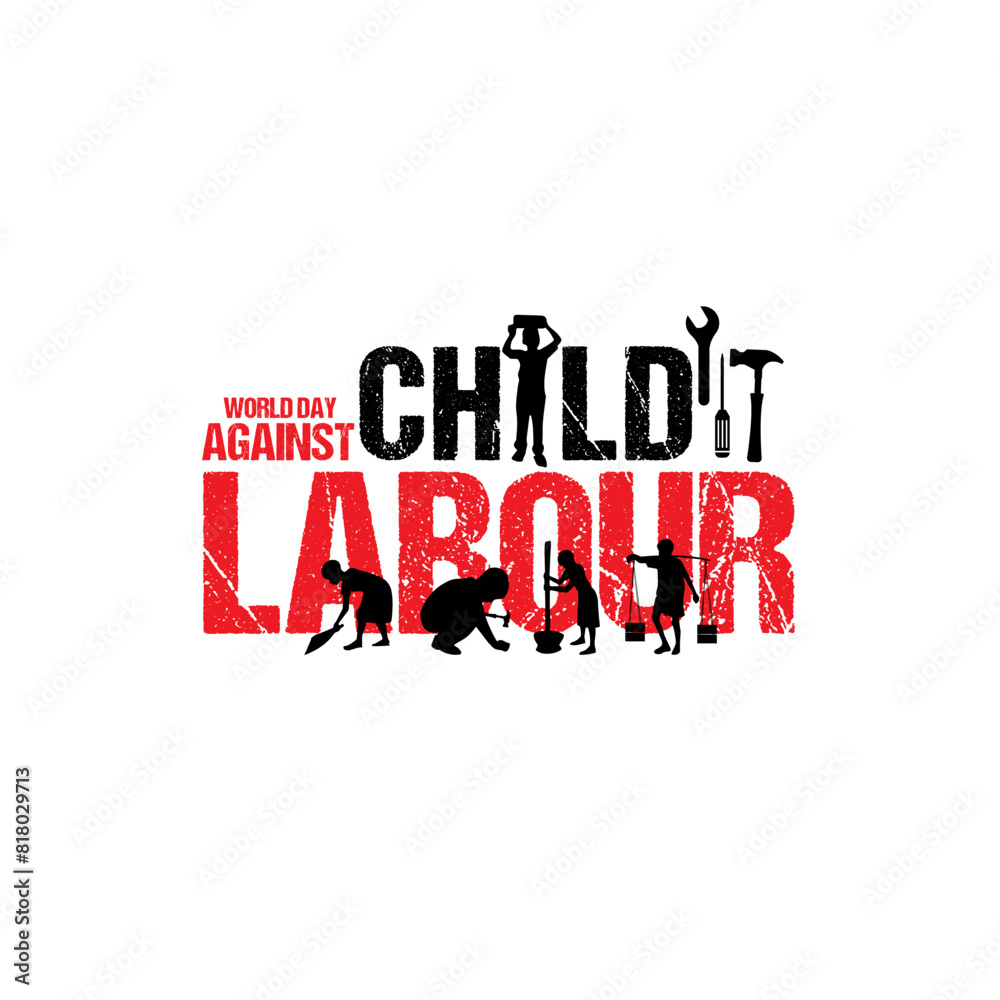Child labor Vector Child labor Poster World Day Against Child labor ... Child labor Vector Child labor Poster World Day Against Child labor ...