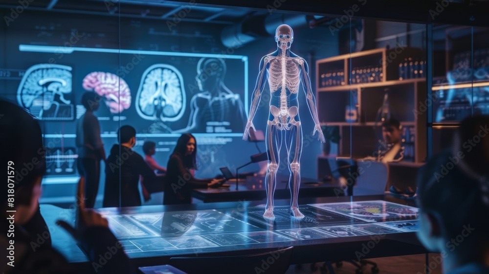 Interactive 3D Holographic Human Anatomy Class in a Modern Science ...