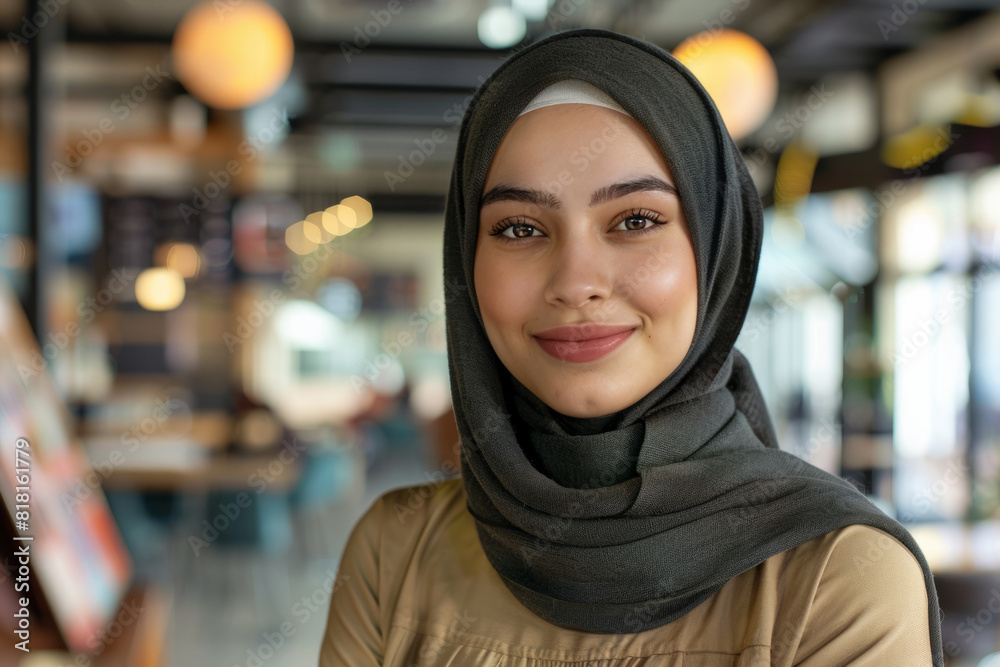 A young Arabian woman from Generation Z, advocating for cultural ...