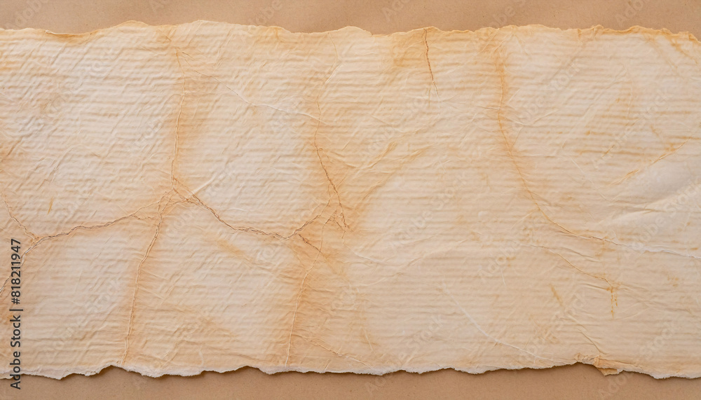 crumpled torn paper texture, wrinkles and creases, rustic and aged ...