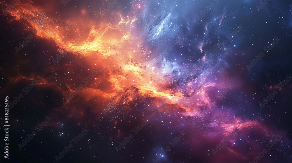 Galactic Background with Sumptuous Colors Explore the Breathtaking ...