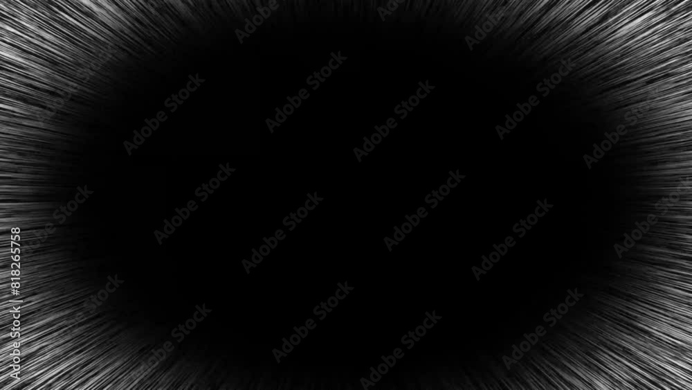 High-speed abstract halftone speed lines overlay animation. Cartoon ...