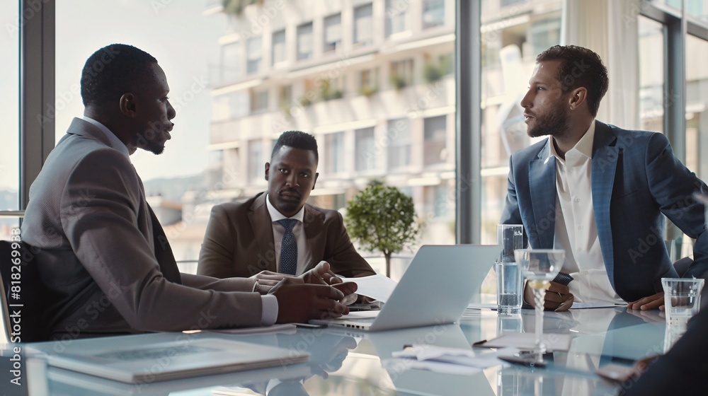 Visualizing a scene in an office setting Stock Photo | Adobe Stock