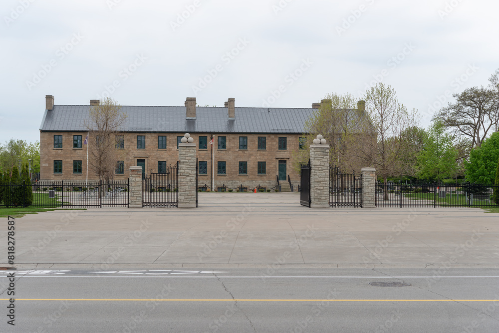 general view of Stanley Barracks, a heritage building originally an ...