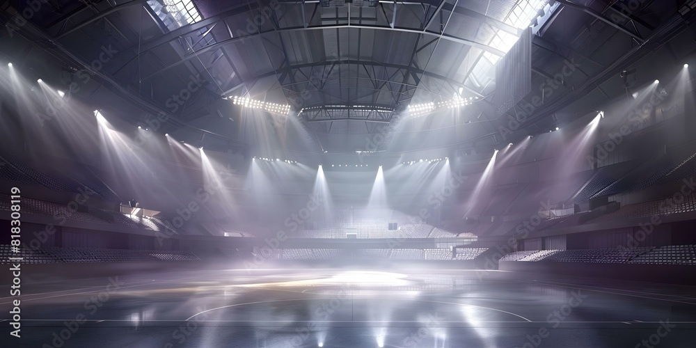 ภาพประกอบสต็อก Modern sports arena design influenced by Roman colosseum ...