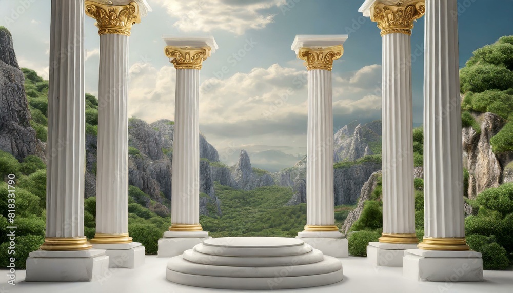 architecture, column, columns, building, stone, pillar, marble, greek ...