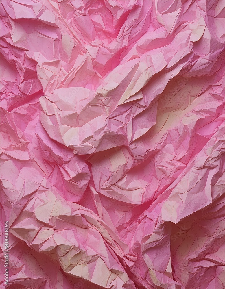 textura de papel arrugado color rosa 4 Stock Illustration | Adobe Stock