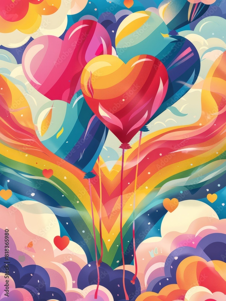 Pride day background for pride month flyer diversity wallpaper lgbtq ...