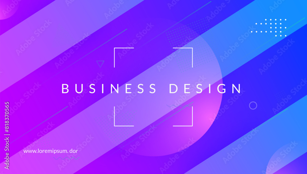 Technology Texture. Tech 3d Design. Purple Minimal Poster. Vector ...
