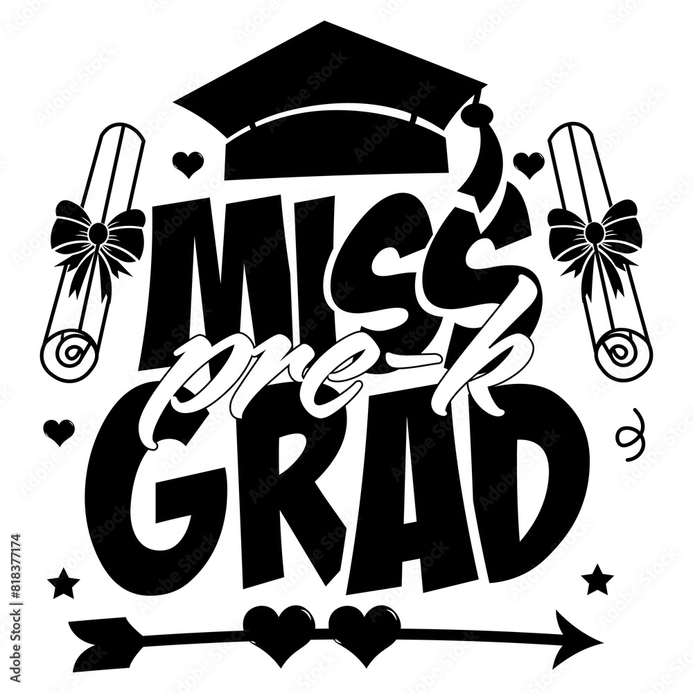 Miss Pre-K Grad Svg, Pre-K Graduation 2024, 2024 Pre-K Grad, Preschool ...