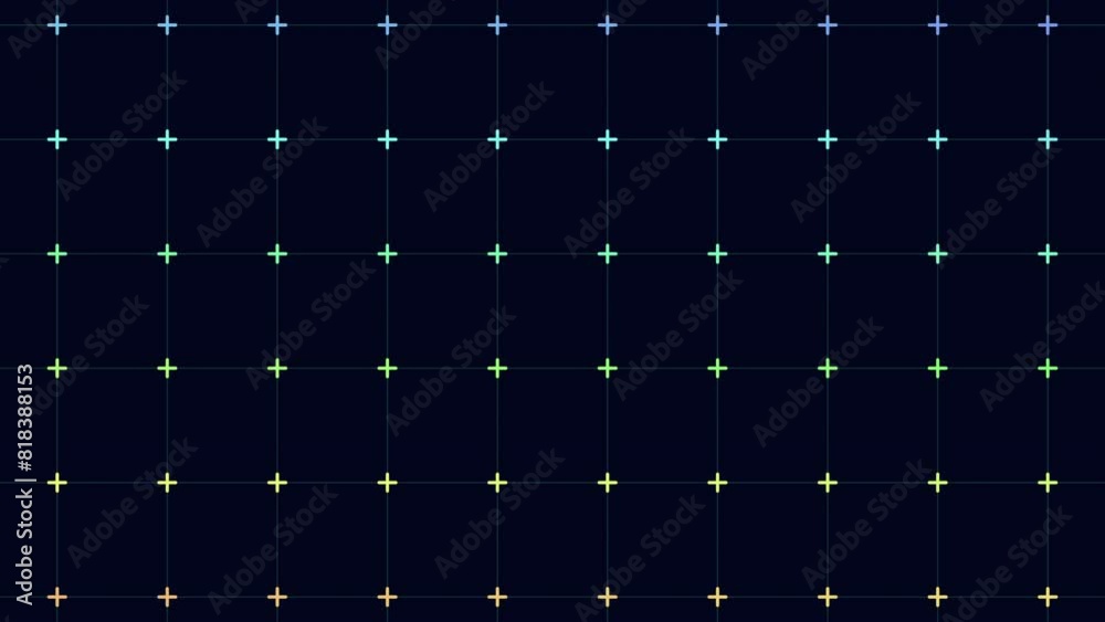 An abstract, geometric pattern created by intersecting colored lines in ...