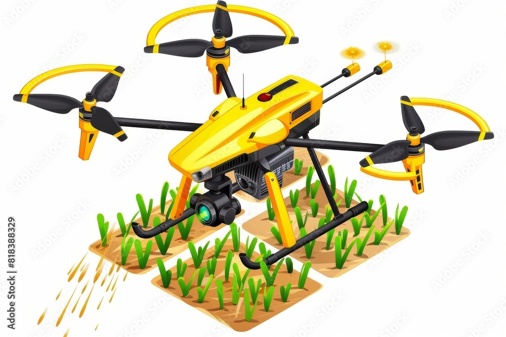 Agriculture drones enhance field precision through smart, efficient ...