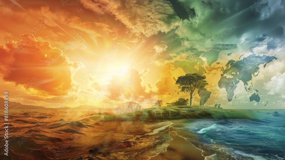 Climate Crisis: Visual Depiction of Global Warming Effects on Diverse ...