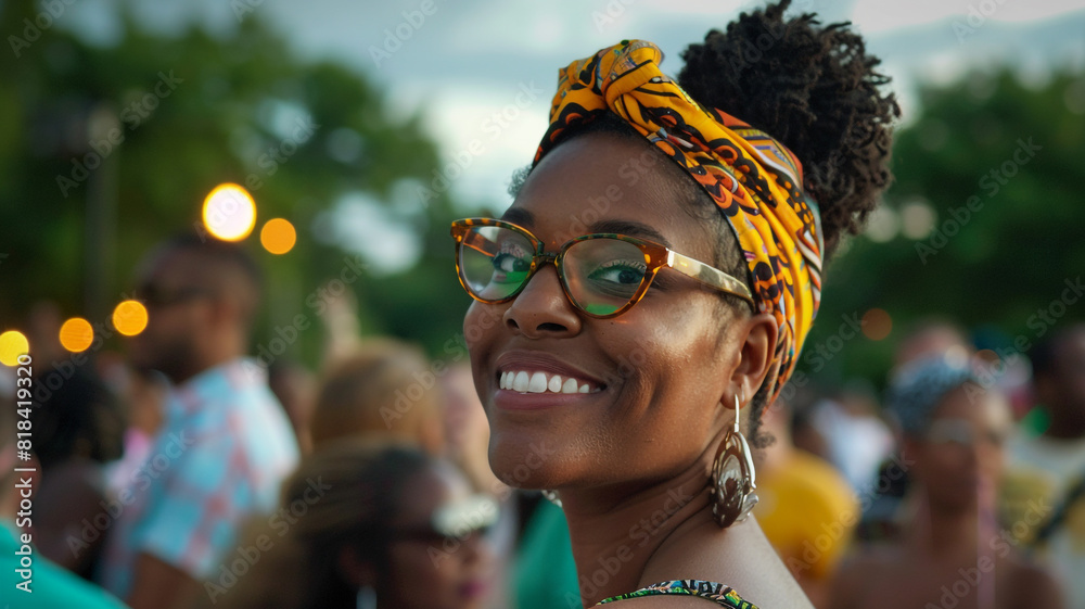 African Independence Day. Juneteenth celebrating freedom. Unity concept ...