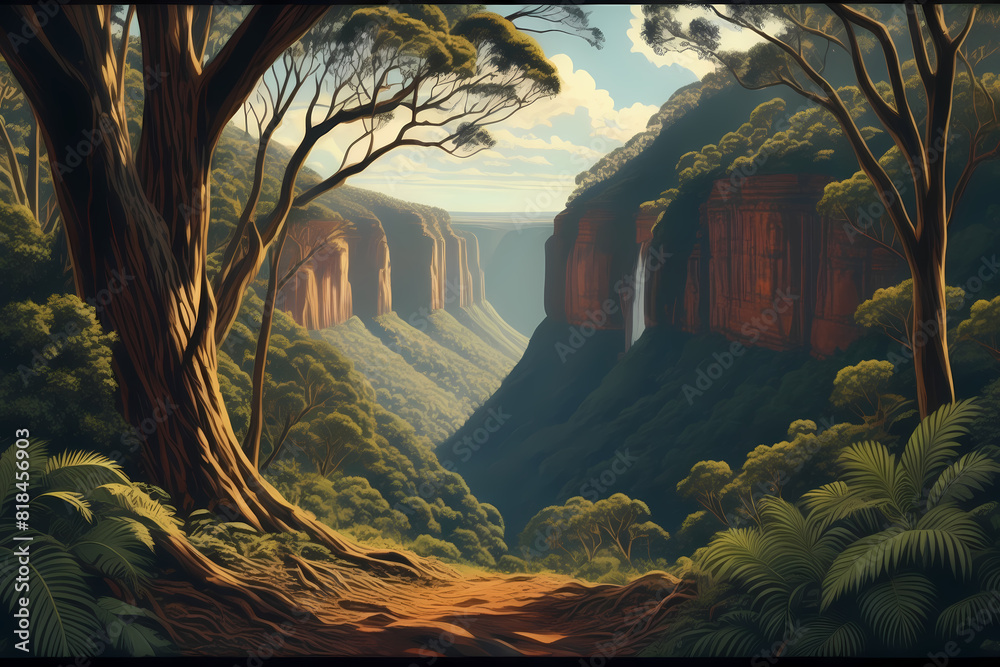 Step into the past with a vintage poster capturing the essence of ...