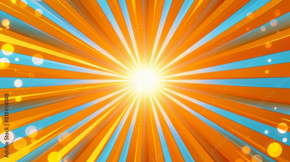 Circus sunburst in vintage vibes background and spiral retro rays ...