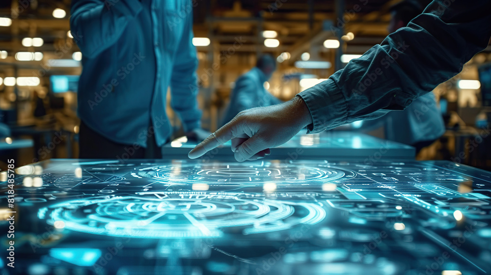 Research work people team design industry engine business laboratory ...