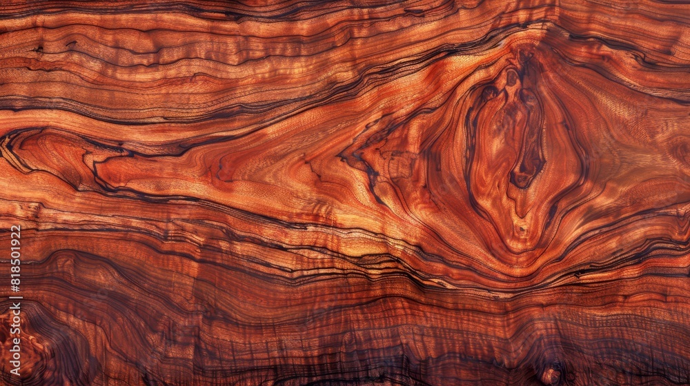 Elegance of Nature: Rich Reddish-Brown Cedar Wood Surface with ...